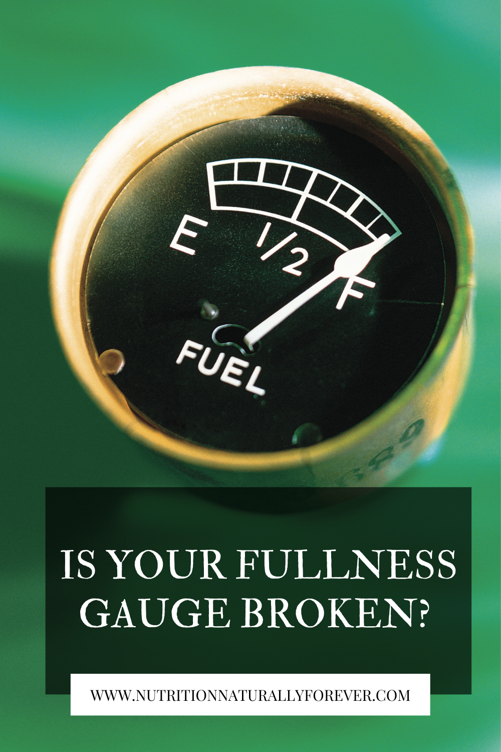 Is Your Fullness Gauge Broken? - Nutrition Naturally Forever